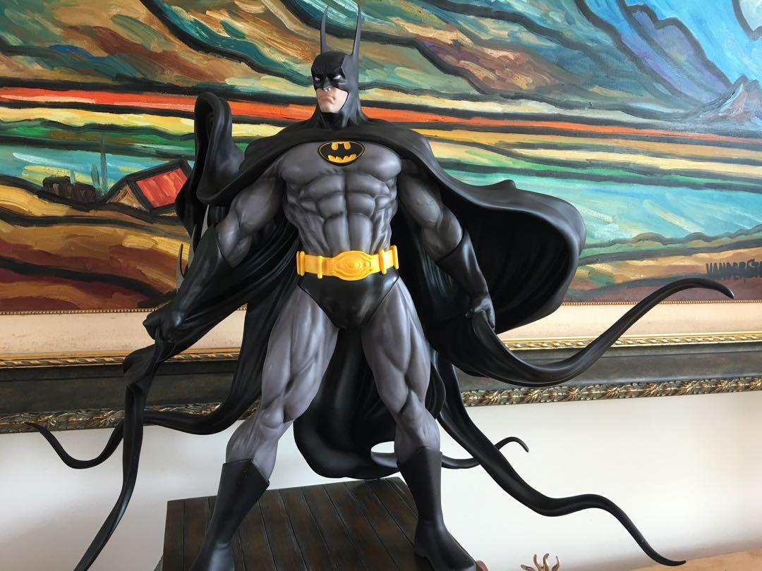 Custom Batman on Roof Statue, Hobbies & Toys, Toys & Games on Carousell