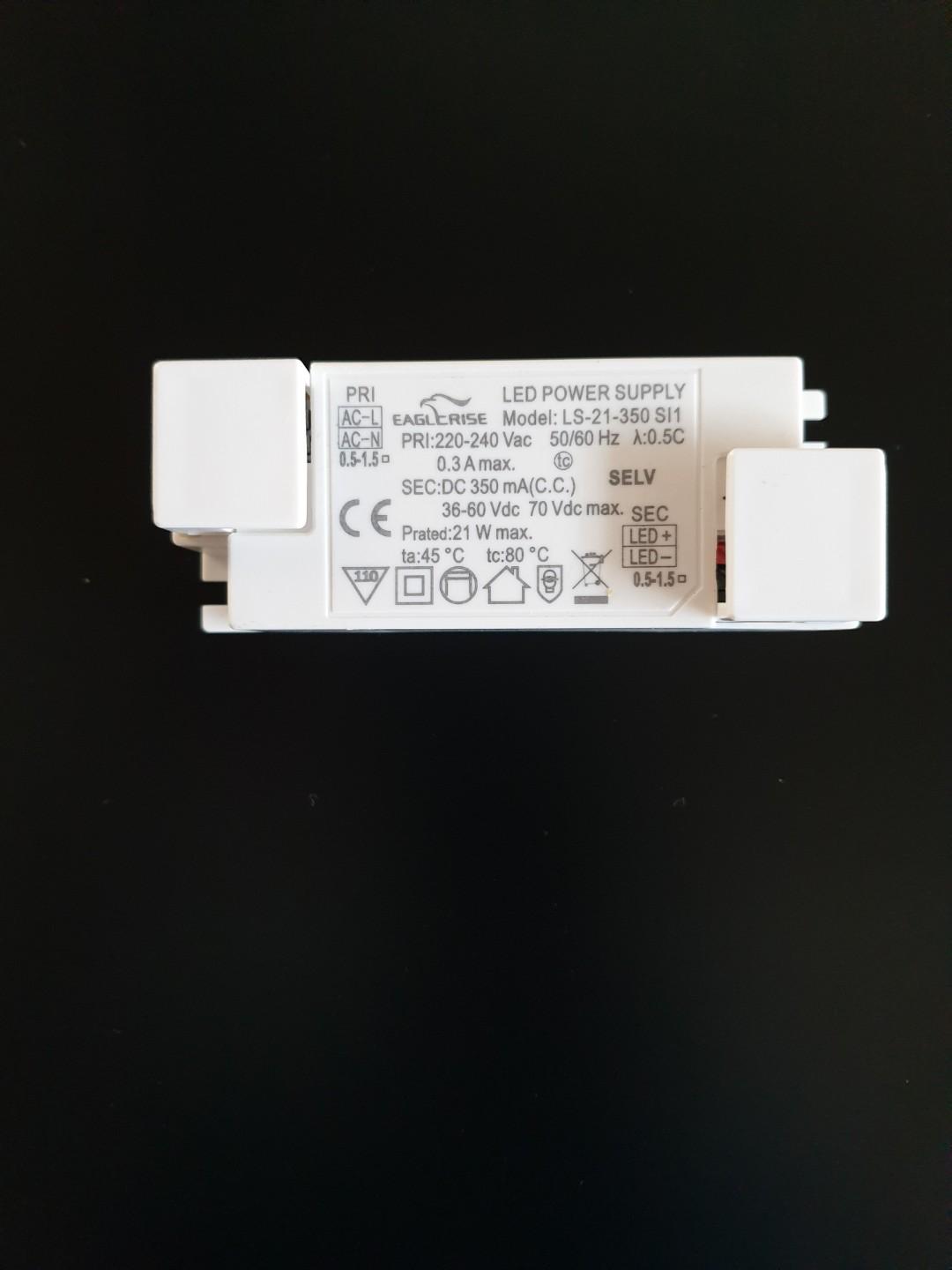 Eaglerise LED light power supply drivers, Furniture & Home Living ...