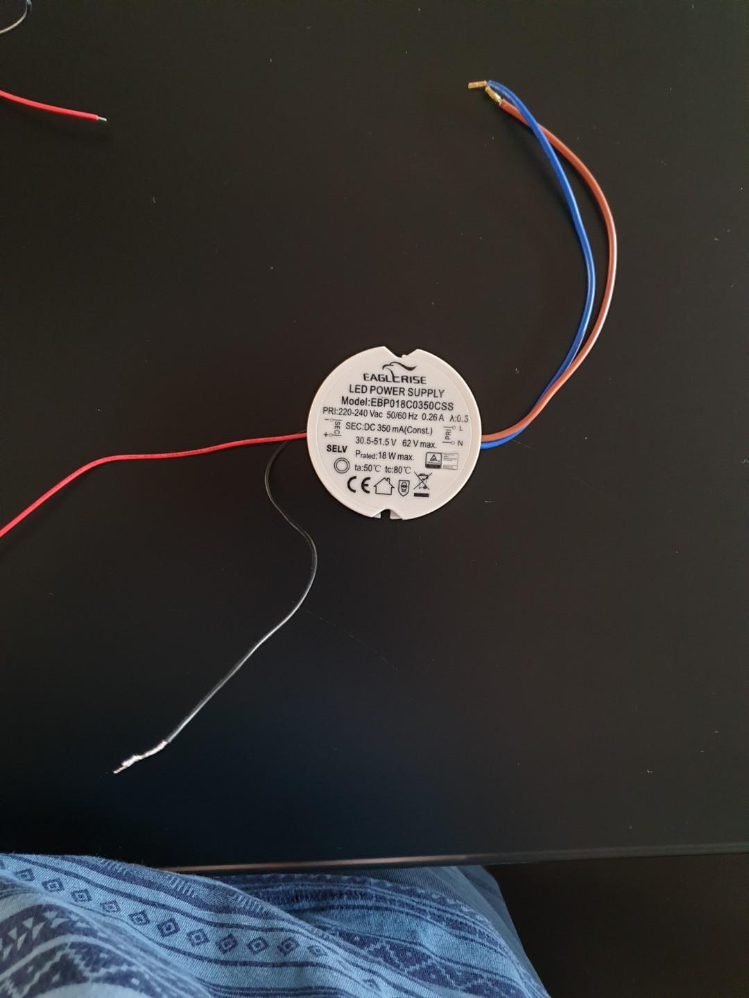 Eaglerise LED light power supply drivers, Furniture & Home Living ...