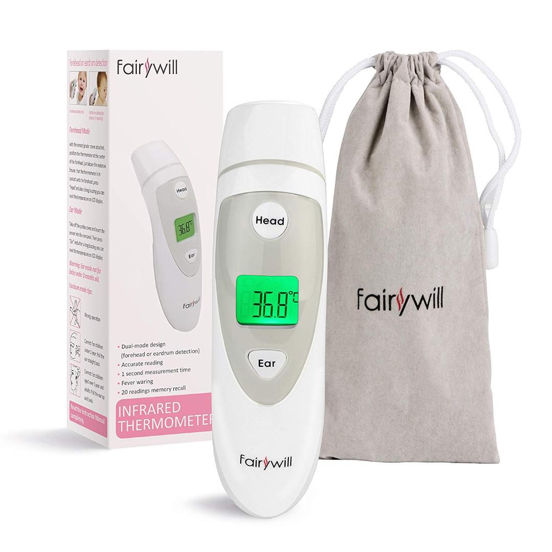 Fairywill 4-IN-1 Temperature Thermometer, Babies & Kids, Nursing ...