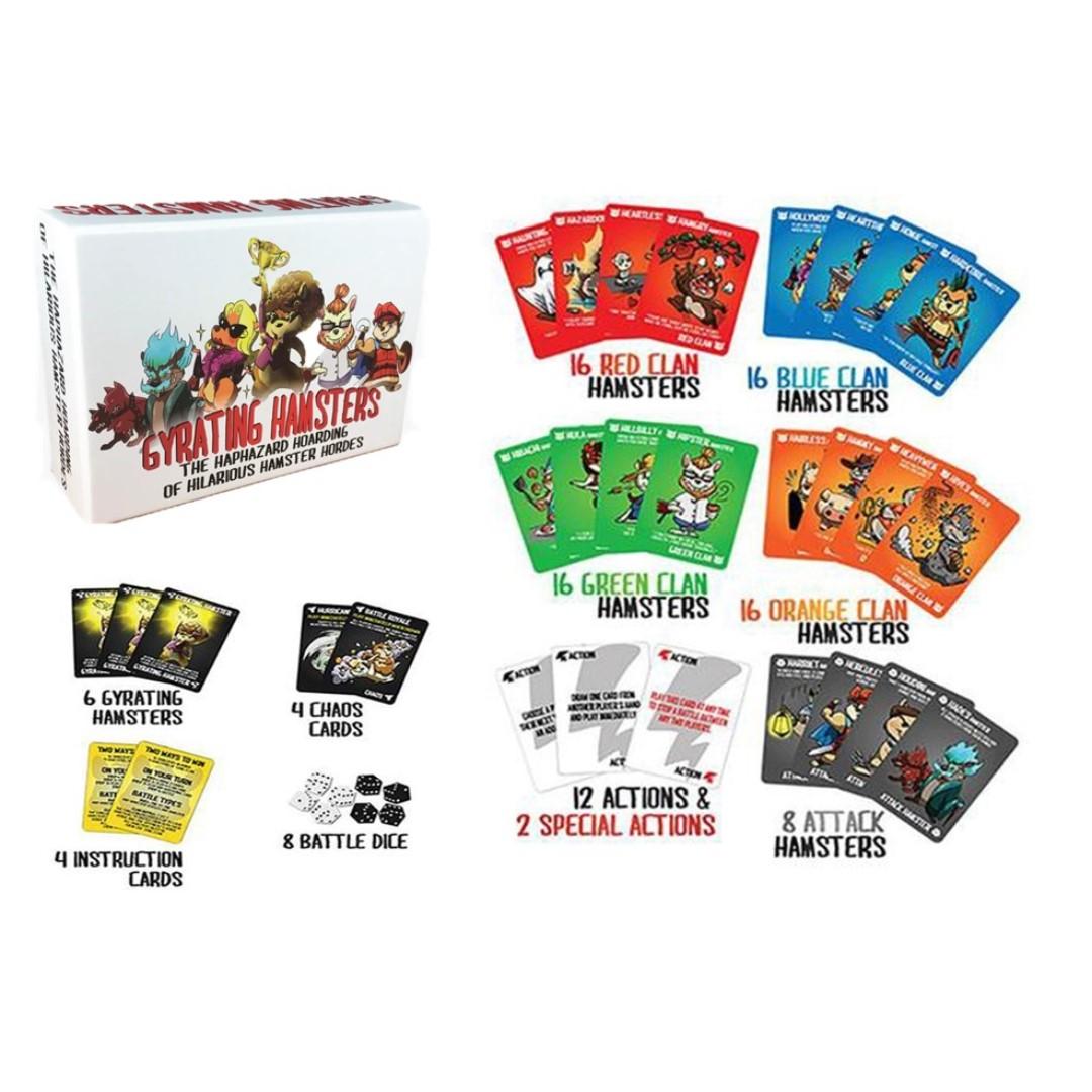 Gyrating Hamsters - Fun Card and Dice Game (Clearance)!, Toys & Games ...