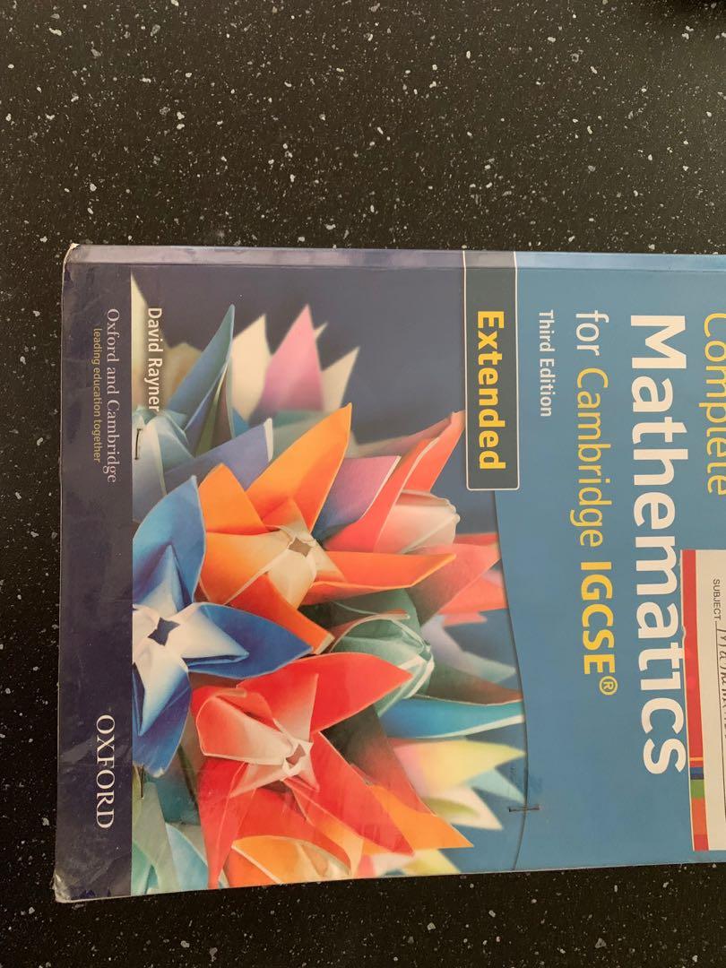 IGCSE EXTENDED MATHS, Hobbies & Toys, Books & Magazines, Assessment ...
