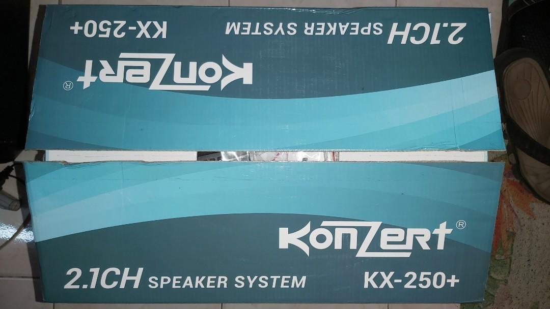 Konzert KX-250+ 2.1CH Speaker System, Audio, Soundbars, Speakers ...