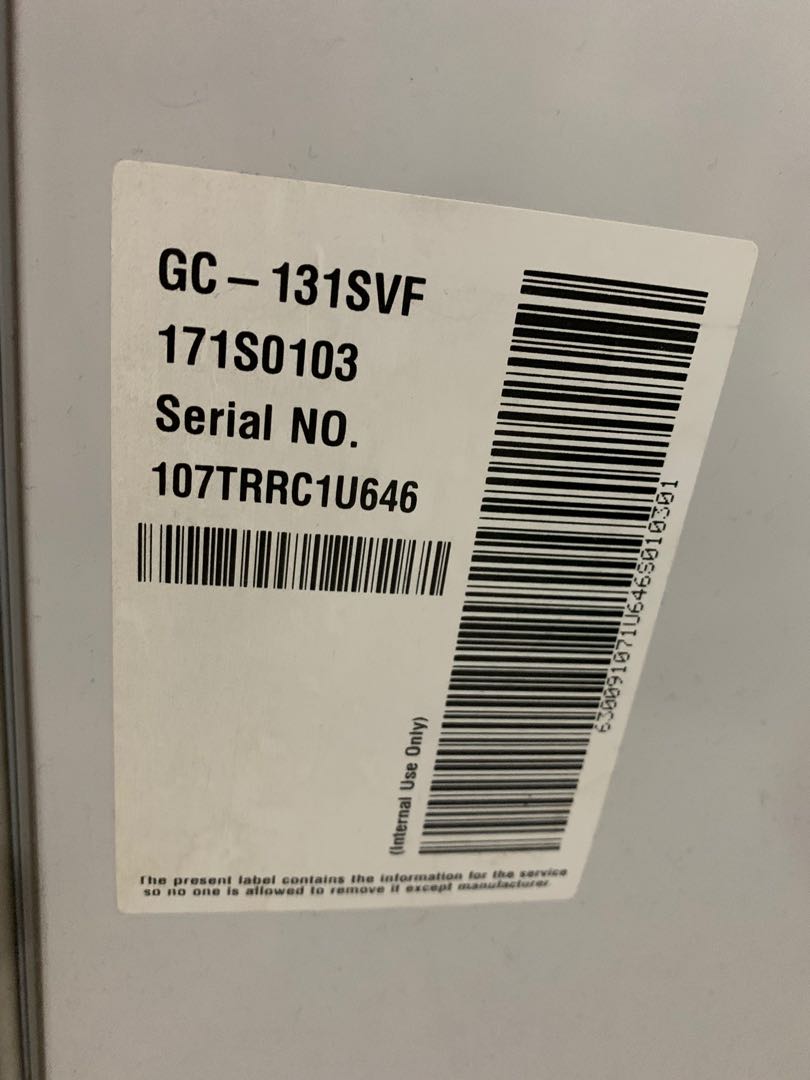 LG Refrigerator GC-131SVF, TV & Home Appliances, Kitchen Appliances ...