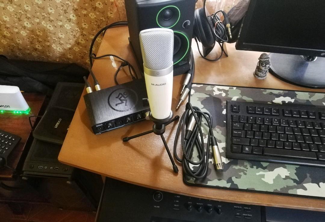 M AUDIO Condenser Microphone, Audio, Microphones on Carousell