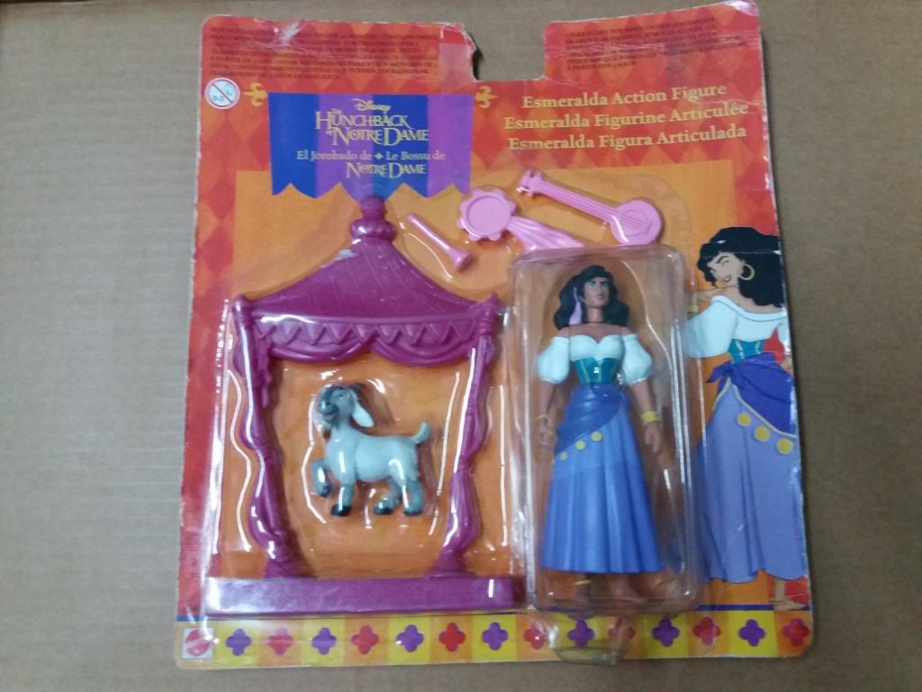 Mattel Disney Esmeralda & Djali Goat figure The Hunchback of Notre Dame ...