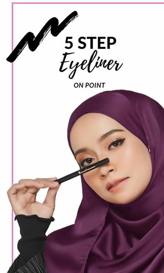 Nurraysa miracle eyeliner / celak mata, Beauty & Personal Care, Face ...