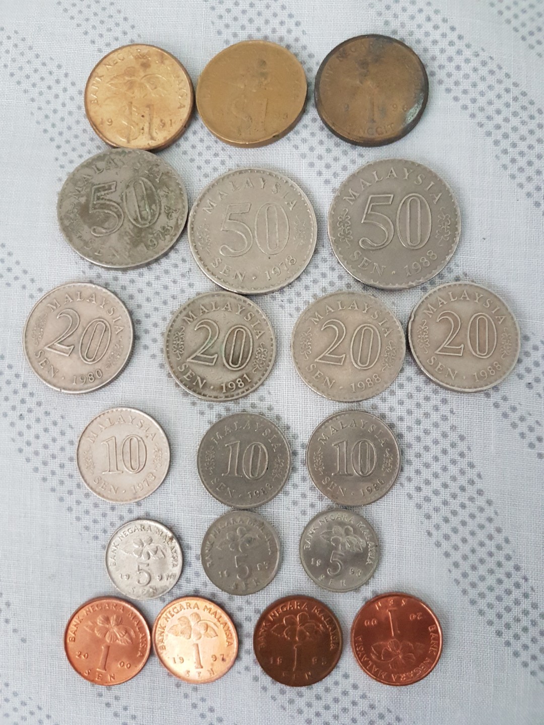 Old Malaysian Coins, Vintage & Collectibles, Currency on Carousell