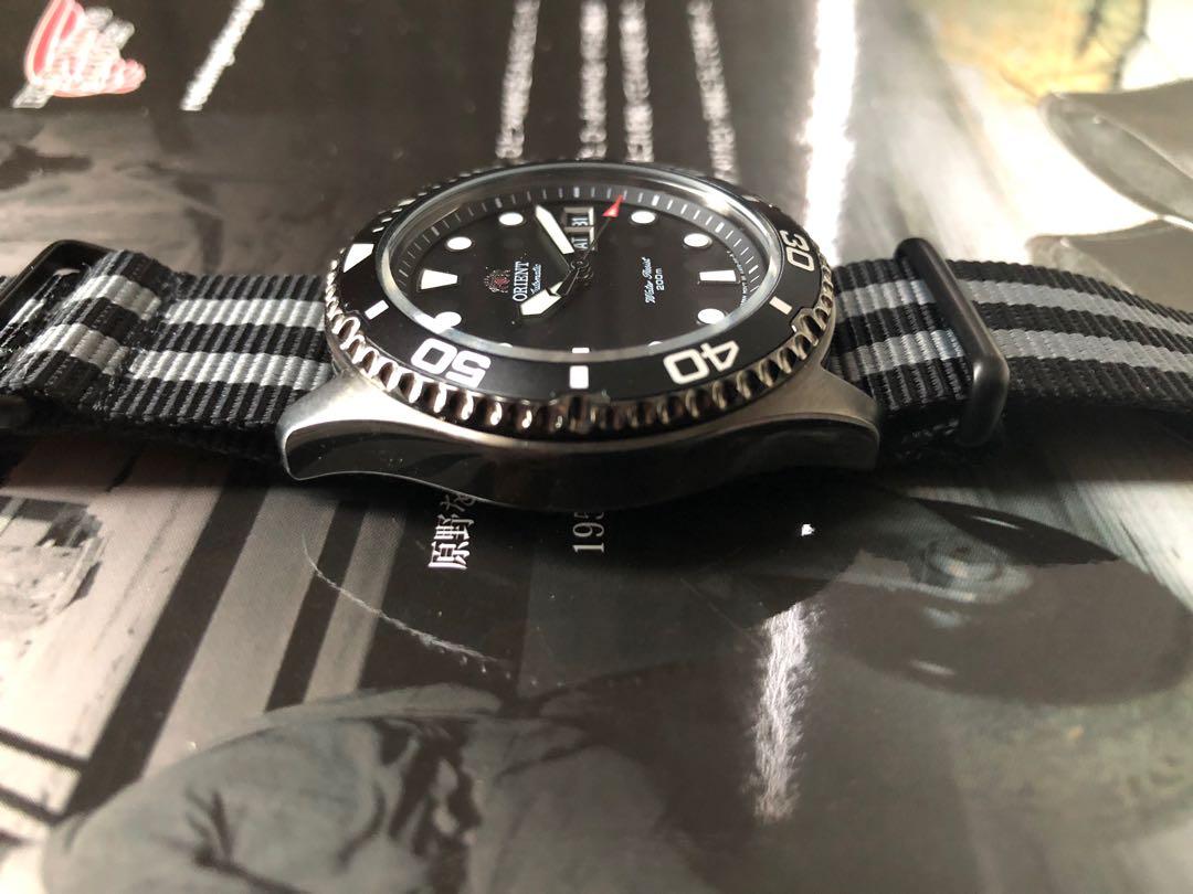 Orient Ray Raven ii full set with unworn bracelet and Nato, Mobile ...