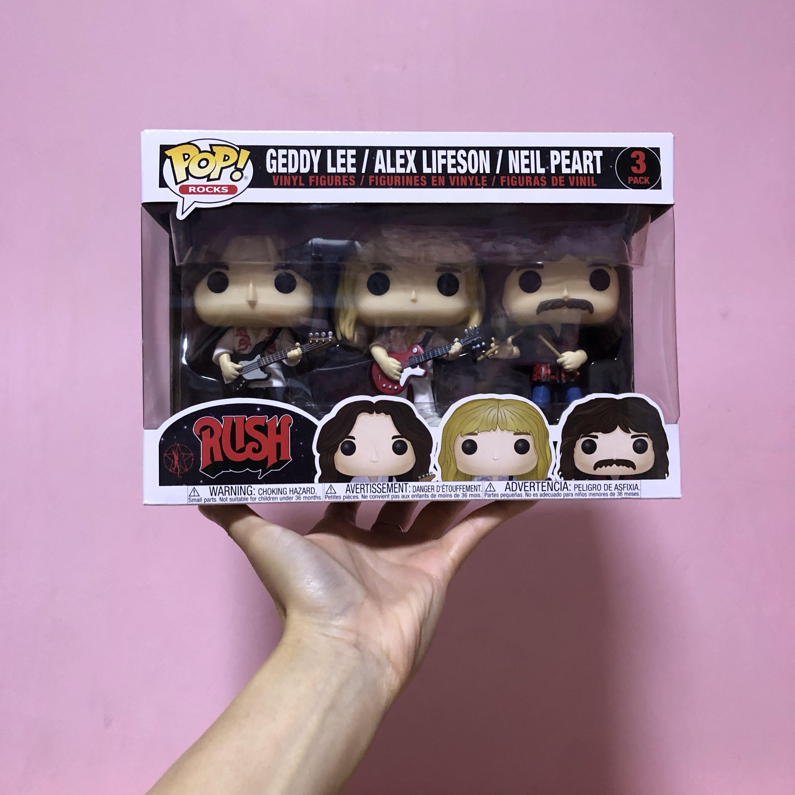 Pop Rock - RUSH funko pops, Hobbies & Toys, Toys & Games on Carousell