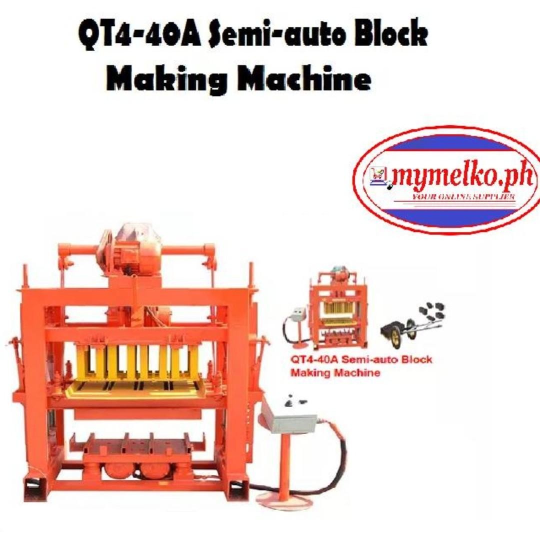 QT4-40A Semi Automatic Block Making Machine, Commercial & Industrial ...