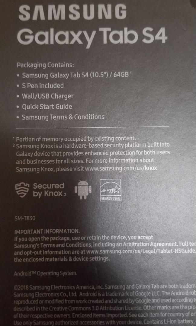Samsung Galaxy Tab S4 64gb with Book Cover Keyboard - Wifi Only, Mobile Phones & Gadgets ...