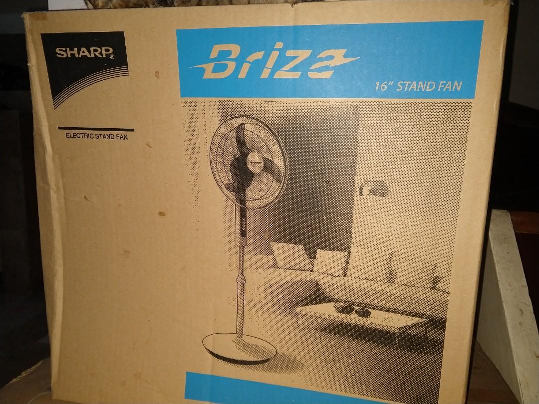 Sharp Briza 16" Stand Fan, Furniture & Home Living, Lighting & Fans ...