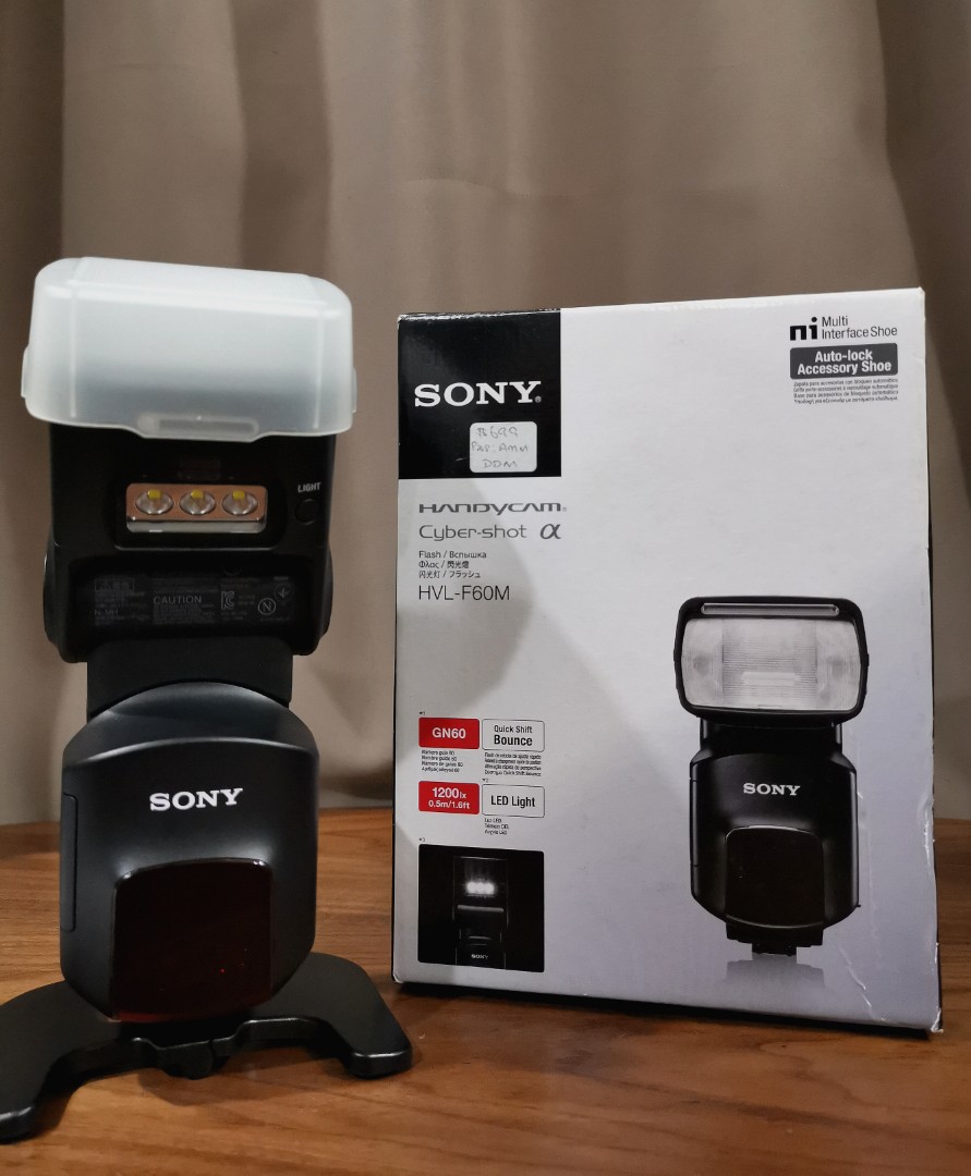 Sony HVL-F60M Speedlite, Photography, Photography Accessories, Flashes ...
