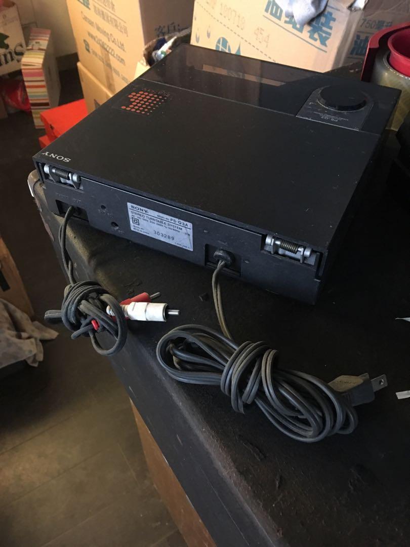 Sony mini LP player 黑膠唱機, 音響器材, 音樂播放裝置 MP3及CD Player - Carousell