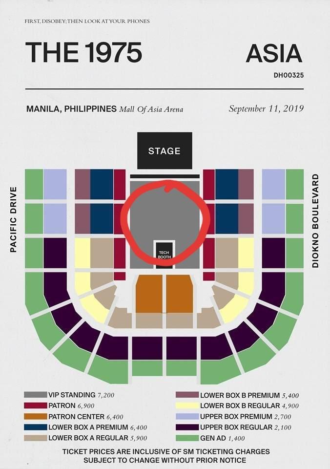 The 1975 in Manila, VIP Standing Ticket, Tickets & Vouchers, Event ...