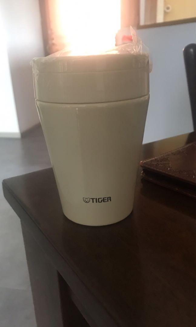 Tiger 380ml soup jar with folding spoon and fork, Furniture & Home ...