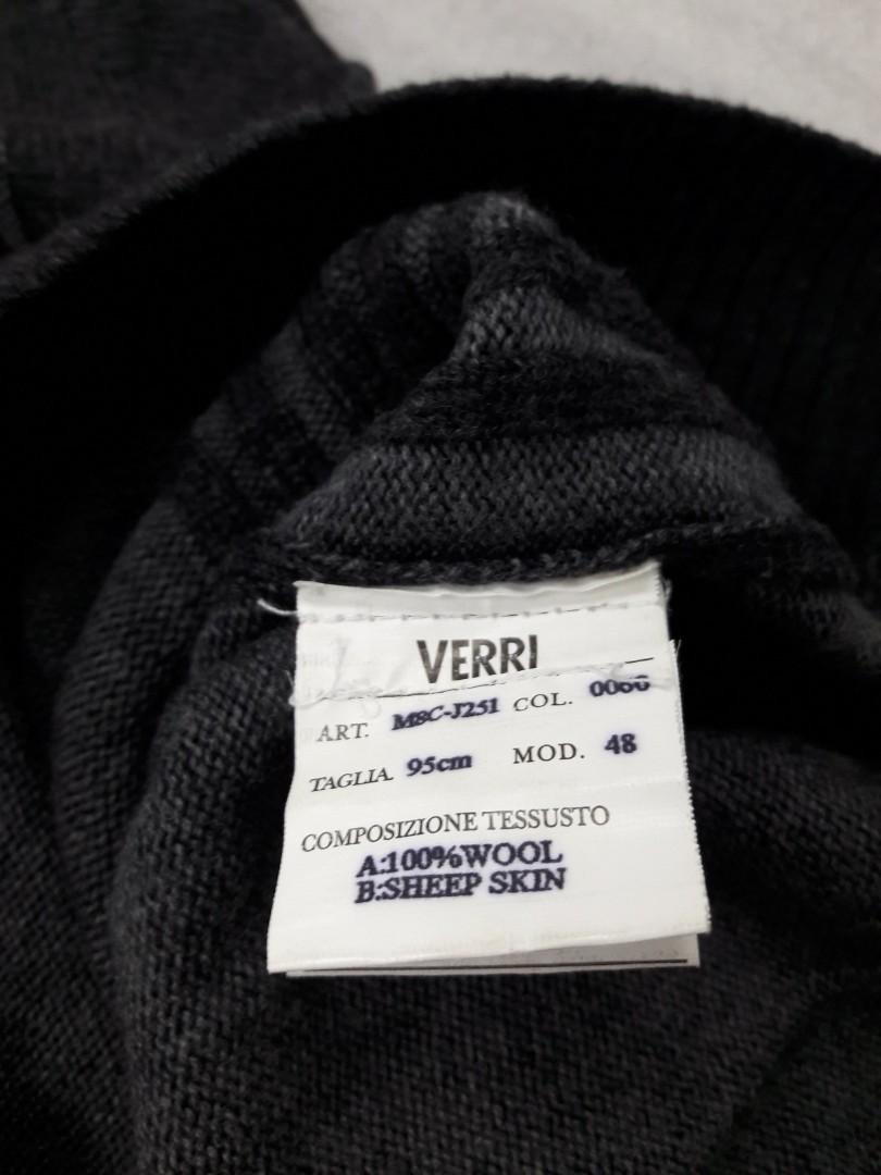 VERRI Italy 100% Wool, Luxury, Apparel on Carousell