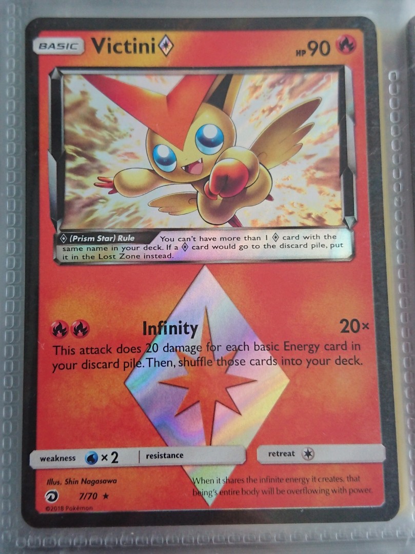 Victini Hologram Card, Hobbies & Toys, Toys & Games on Carousell