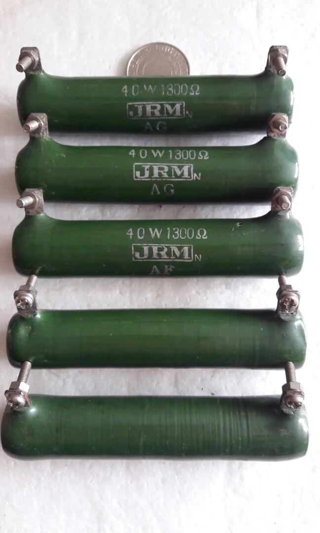 40w 1300 ohmsWirewound Resistor, Commercial & Industrial, Construction ...