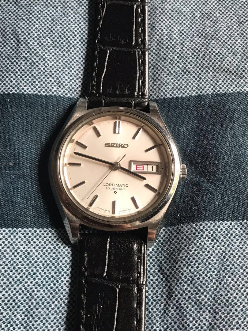 1968 Seiko Lord Matic gents 5606-7070, Men's Fashion, Watches & Accessories, Watches on Carousell