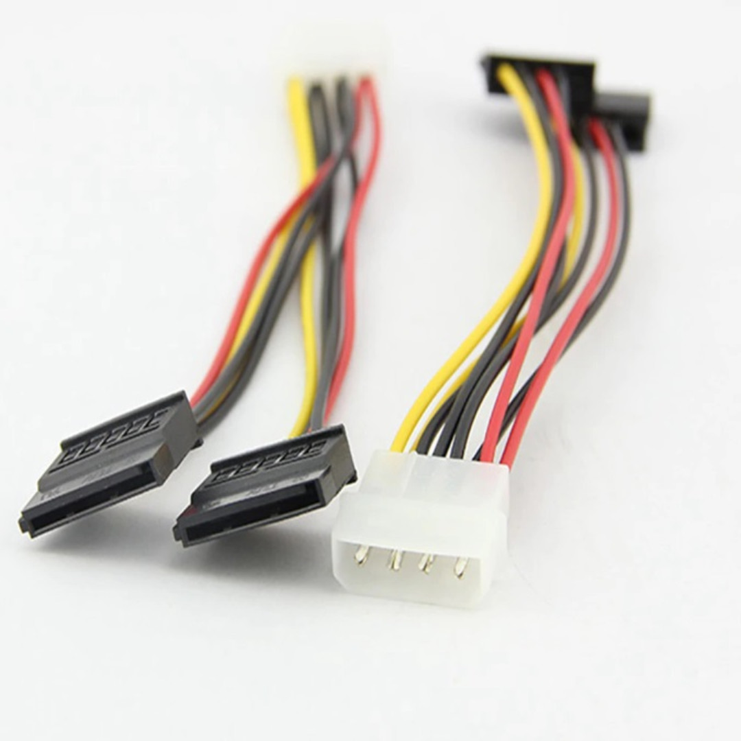 4 Pin Molex to SATA Power Cable Adapter, Computers & Tech, Parts ...