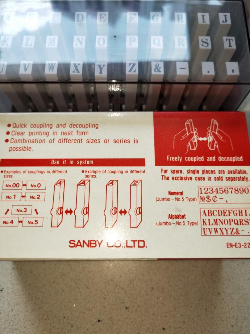 Alphabet Ink Stamp (whole set), Hobbies & Toys, Stationery & Craft ...