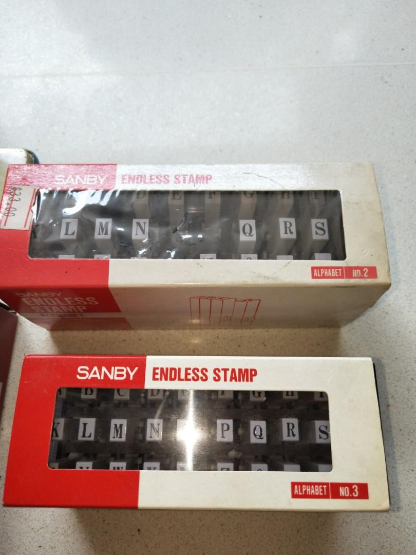 Alphabet Ink Stamp (whole set), Hobbies & Toys, Stationery & Craft ...