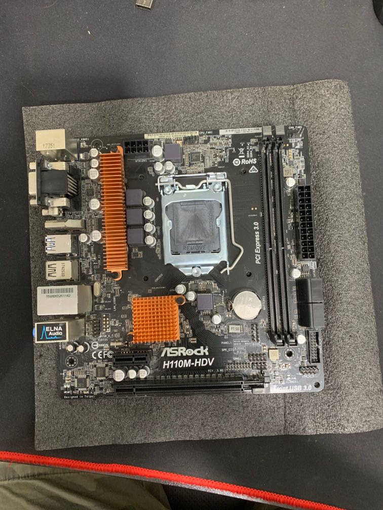 ASRock H110M-HDV, Computers & Tech, Parts & Accessories, Networking on ...