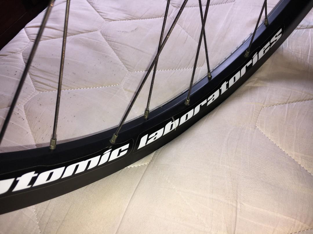 Atomic laboratories front wheel, Sports Equipment, Bicycles & Parts ...