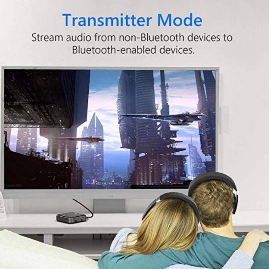 BT-B19 Bluetooth 5.0 Tx/Rx, Digital Optical TOSLINK/SPDIF, RCA and 3.5mm Audio Adapter, aptX HD ...