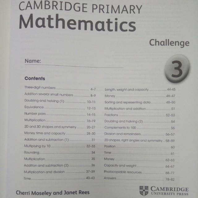 Cambridge Primary Mathematics Year 3, Hobbies & Toys, Books & Magazines ...
