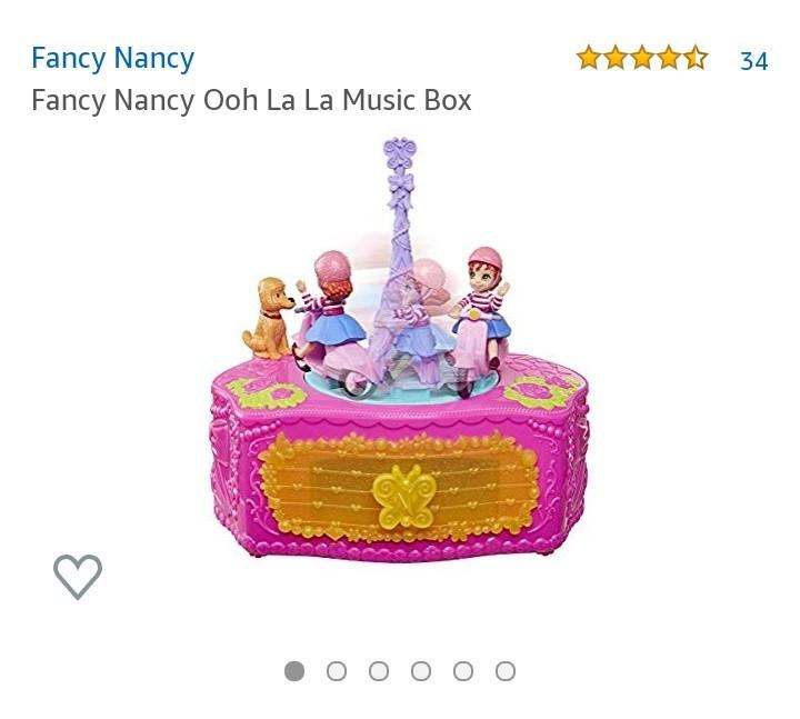 Disney's Fancy Nancy Music Box, Hobbies & Toys, Toys & Games on Carousell