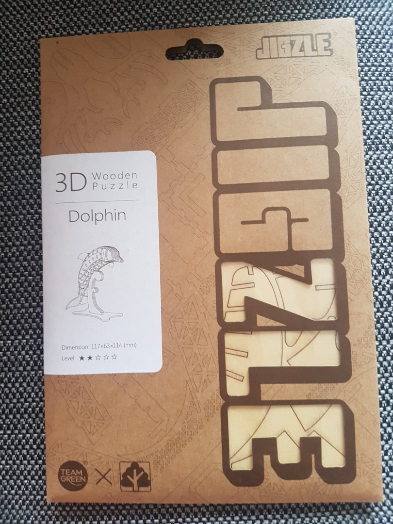 Dolphin 3D wooden puzzle, Hobbies & Toys, Stationery & Craft, Craft ...