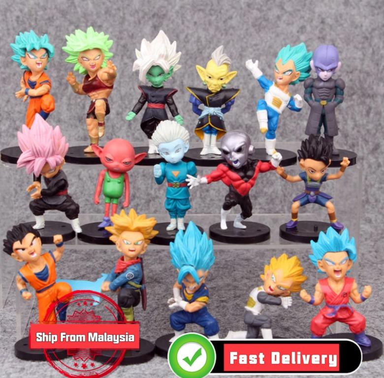 Dragon Ball Super Toys Son Goku Gohan Zen O Jaco Trunks Mai Zamasu ...