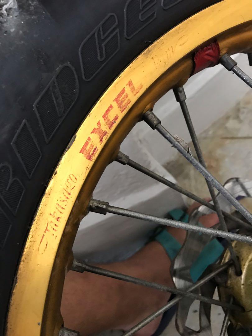Excel rim original Japan, Motorcycles, Motorcycle Accessories on Carousell
