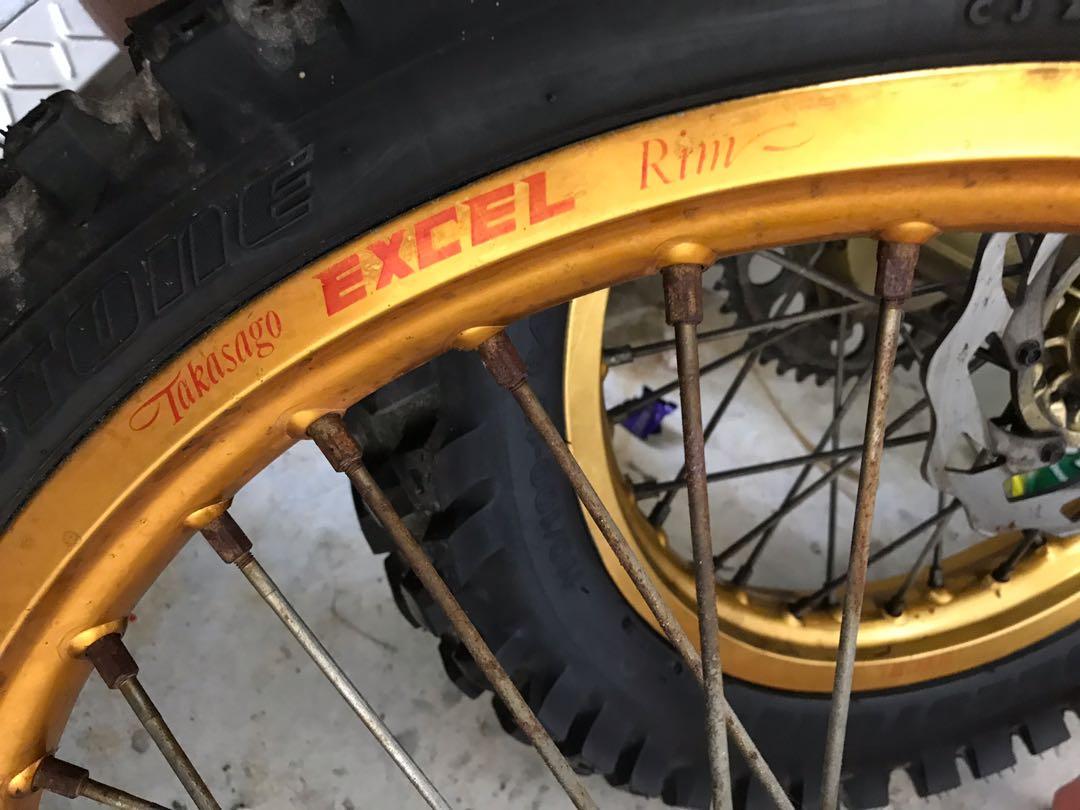 Excel rim original Japan, Motorcycles, Motorcycle Accessories on Carousell
