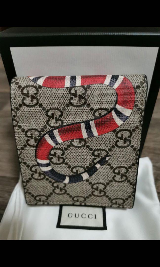Gucci Snake Wallet, Luxury, Bags & Wallets on Carousell