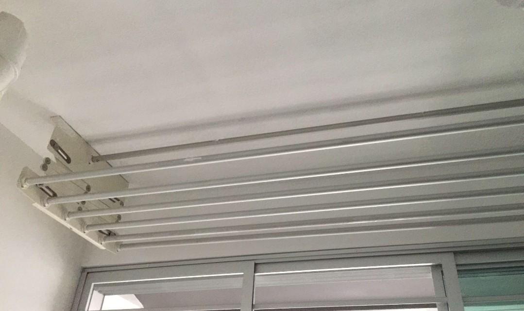 HDB BTO Retractable Laundry Drying Rack, Furniture & Home Living ...