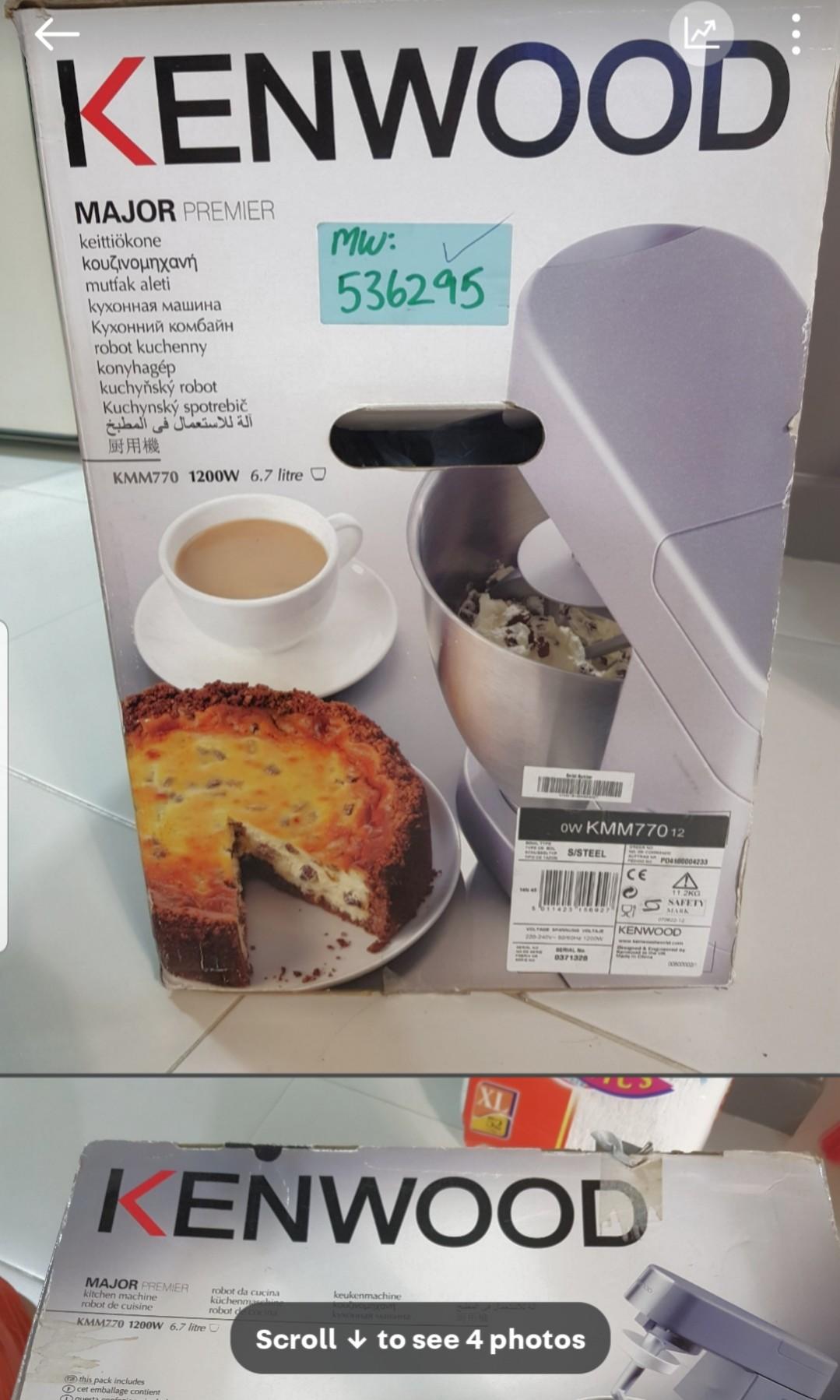 Kenwood Mixer / Kitchen Machine Cake Bake Mixer Major Premier $450 SALE ...