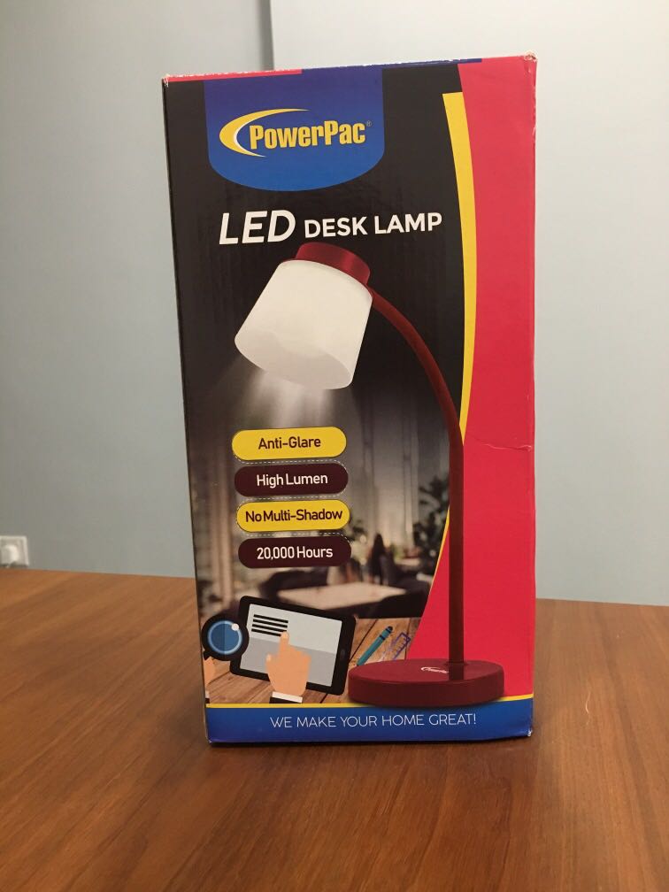LED Desk Lamp - Powerpac, Furniture & Home Living, Lighting & Fans ...