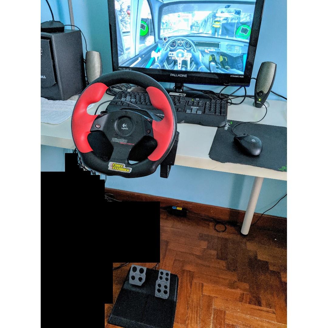 Logitech Wingman Formula Force GP, Video Gaming, Video Game Consoles ...