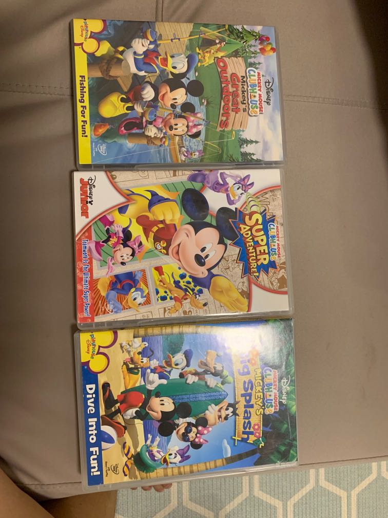 Mickey Mouse DVDs, Hobbies & Toys, Music & Media, CDs & DVDs on Carousell