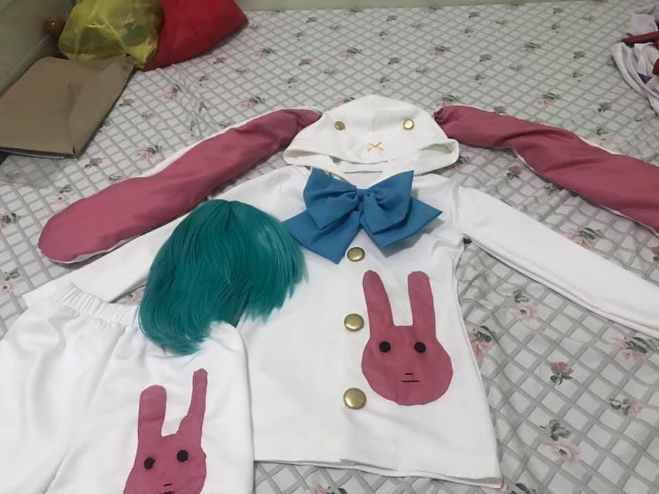 Miku Bunny Costume + Wig Set, Women's Fashion, Dresses & Sets ...