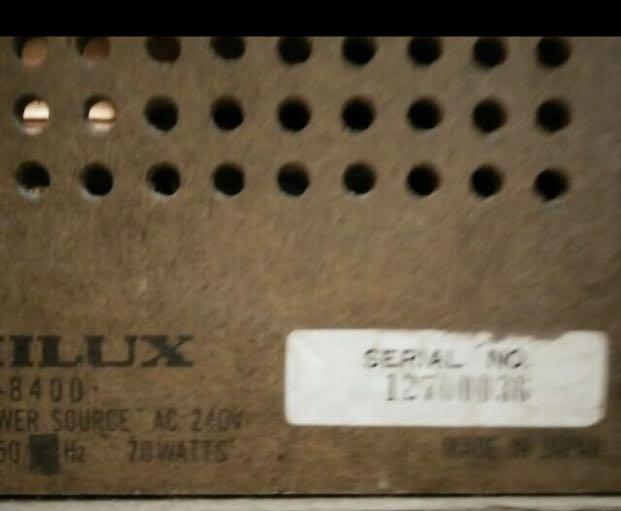 Milux M8400 Amplifier Made in Japan, Audio, Other Audio Equipment on Carousell