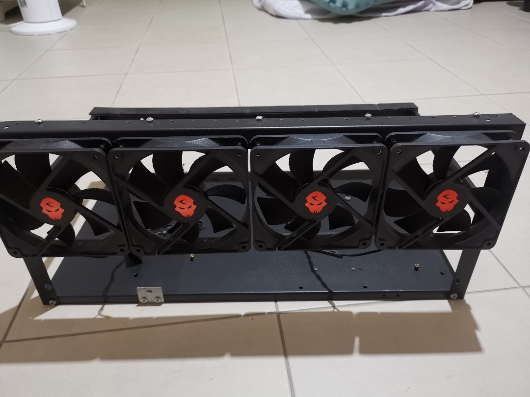 Mining Rig Frame Case with Fan RPM 3000, Computers & Tech, Parts ...