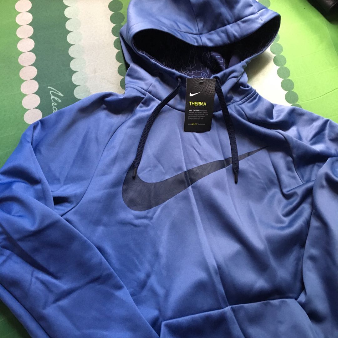 Nike jacket metallic blue, Men's Fashion, Coats, Jackets and Outerwear ...