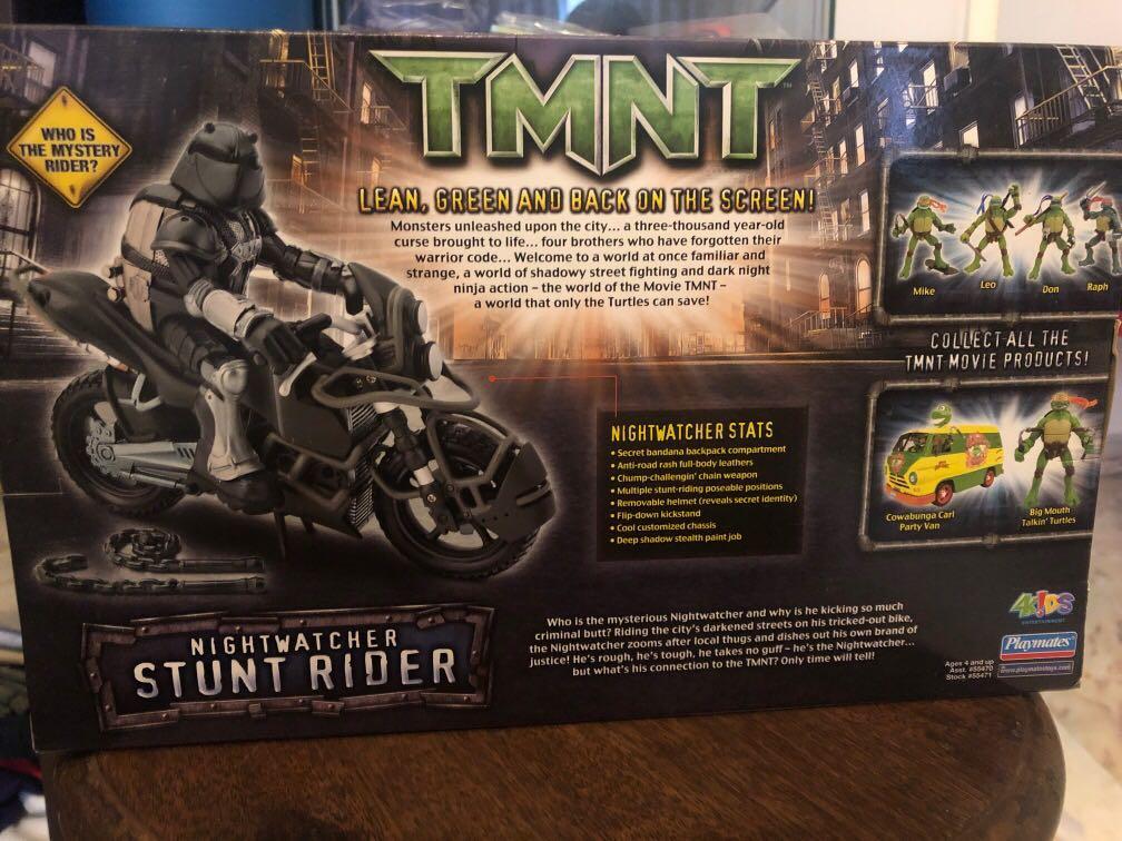 NINJA TURTLE (TMNT) Night watcher Stunt rider, Hobbies & Toys, Toys ...