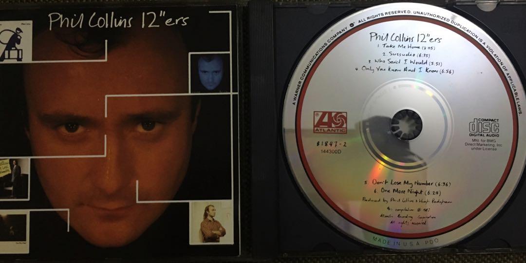 Original CD: Phil Collins - 12”ers, Hobbies & Toys, Music & Media, Music Accessories on Carousell