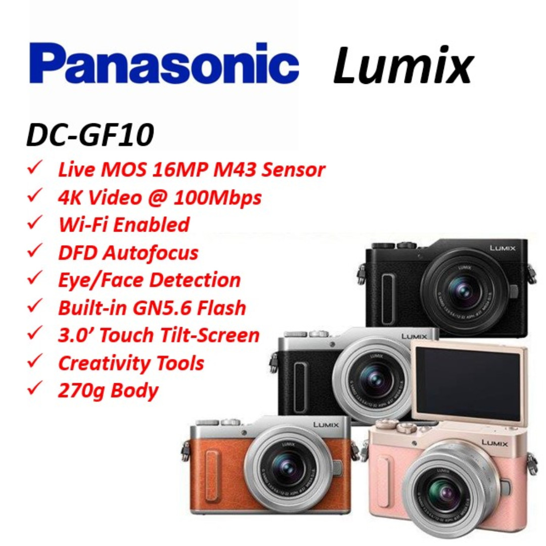 Panasonic LUMIX GF10 Mirrorless Cameras DC-GF10, Photography, Cameras ...